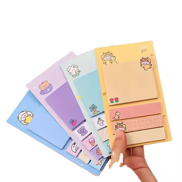 Cartoon Sticky Notes - Office & Student Classified Memo Index Stickers ...