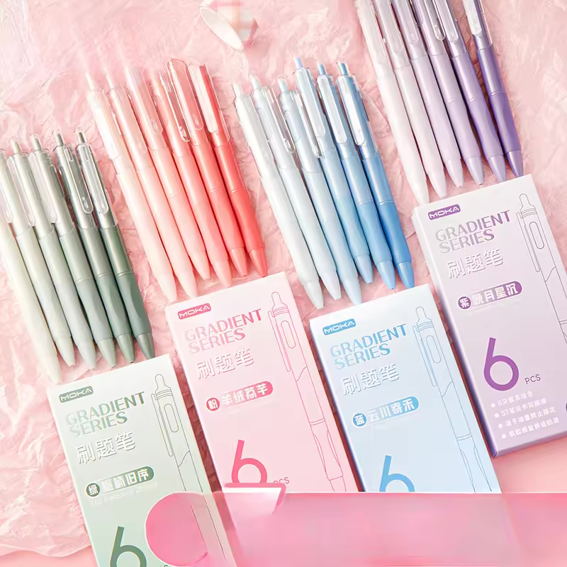 Gradual Change Quick Dry Press Gel Pen Set – WorthyNotes